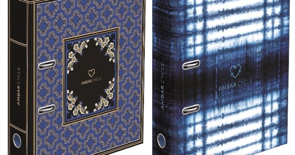 Dossier A4 Ambar c/ 2 Argolas L/L, Blue&energy Cycle | AUM