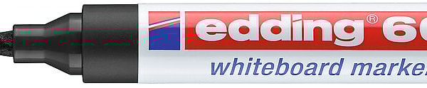 Marcador Edding 660 p/ Quadro Branco Preto | AUM