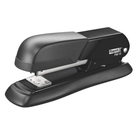 Máquina Agrafar Rapid FM12, 25fls. P/ 24/6 E 26/6 Preto | AUM