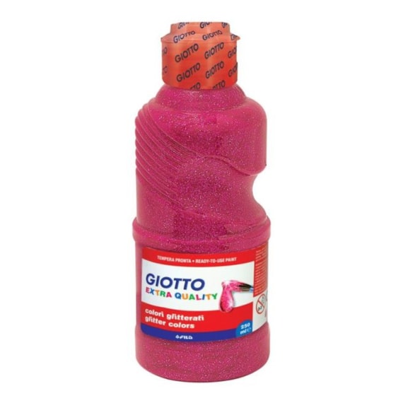 Guache Giotto Glitter 250ml Ref.5312 03, Magenta | AUM