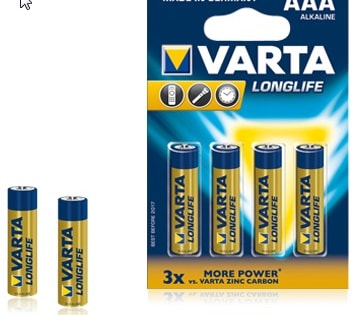 Pilhas Alcalinas Varta 4103 - LR03, AAA, Bl. 4, (Eco) | AUM