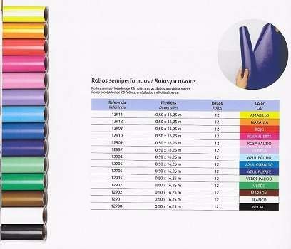 Papel Lustro 50X65 25 Fls Rl. c/50X16.25m Rosa Palido | AUM
