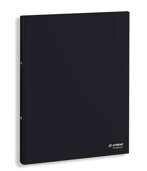 Pasta Dossier Ambar (10PM) Lisa, lomb. 25mm, Preto | AUM