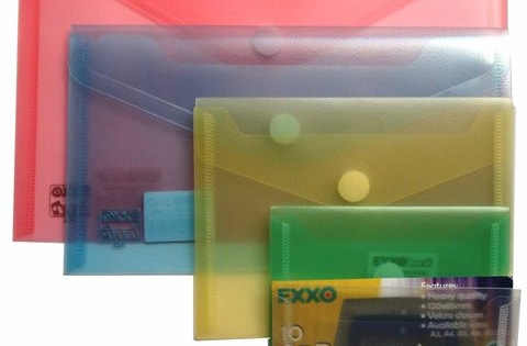 Envelope Plástico c/ Velcro A6 Ref.908 Transp. | AUM