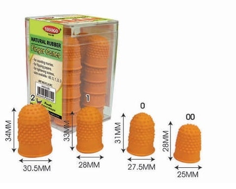 Dedeiras Borracha, 33mmX28mm, Nº 1 | AUM