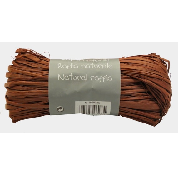Fio de Rafia Natural Meada c/50g. Refª196073C, Chocolate | AUM
