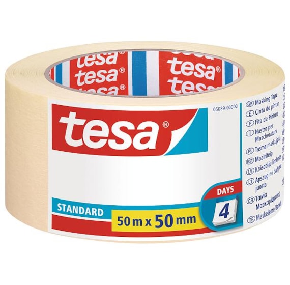 Fita cola Tesa Standard, papel refª5086-50mx25mm (Lisa) | AUM