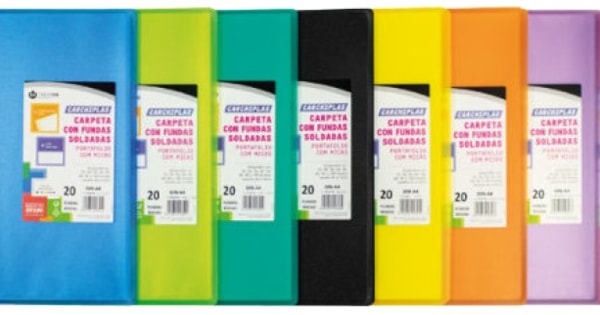 Pasta Porto Fólio Carchiplas, PP Translúcido, A4, 30 bolsas | AUM